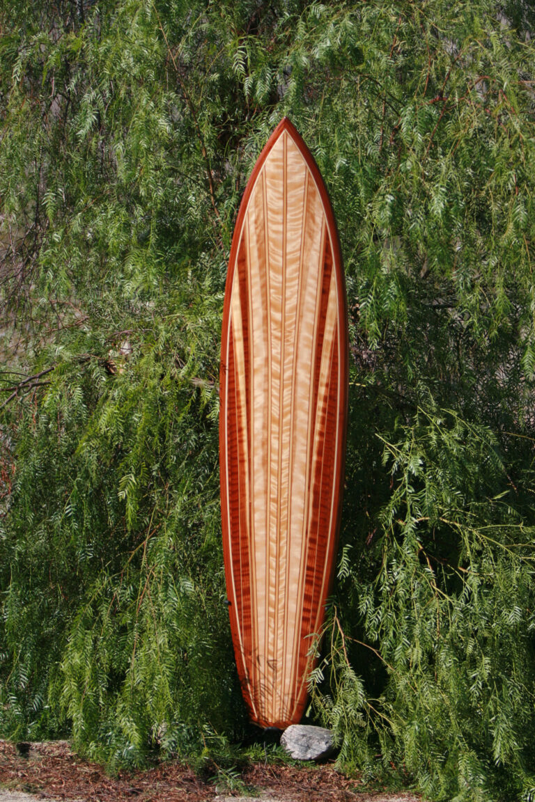 Surfboard Art | Hollow Wood Surfboard | Harmony (SOLD) - Michael Rumsey Art